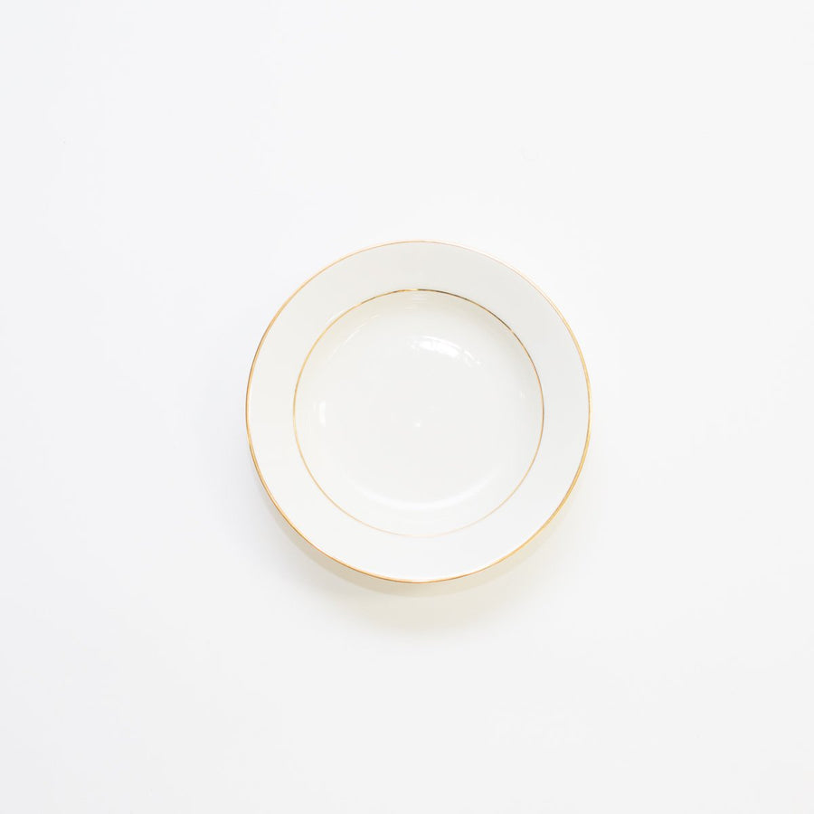 Ivory and Gold Rim China Collection – EventWorks Rentals