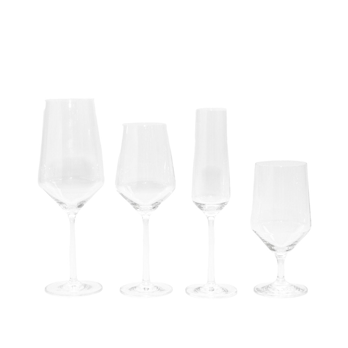 Clear Pure Glass Collection – EventWorks Rentals